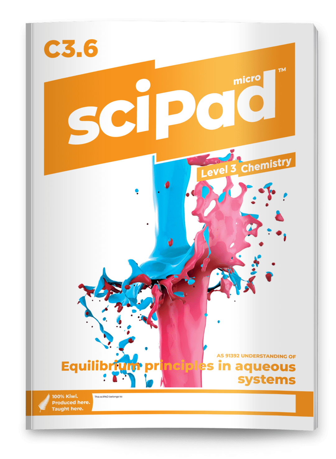 NCEA Chemistry Levels 1, 2 & 3 Workbooks, Study & Revision Guides | sciPAD
