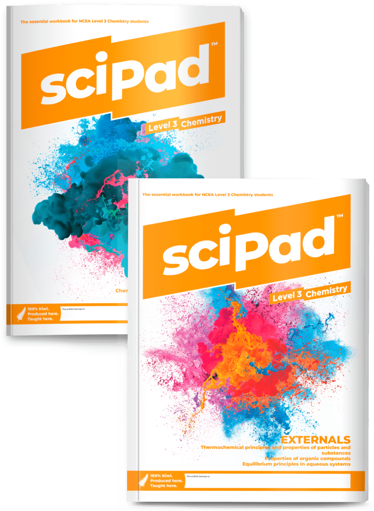 NCEA Level 3 Chemistry Externals Workbook & Study Guide | sciPAD NCEA Level 3 Chemistry Externals Workbook & Study Guide | sciPAD