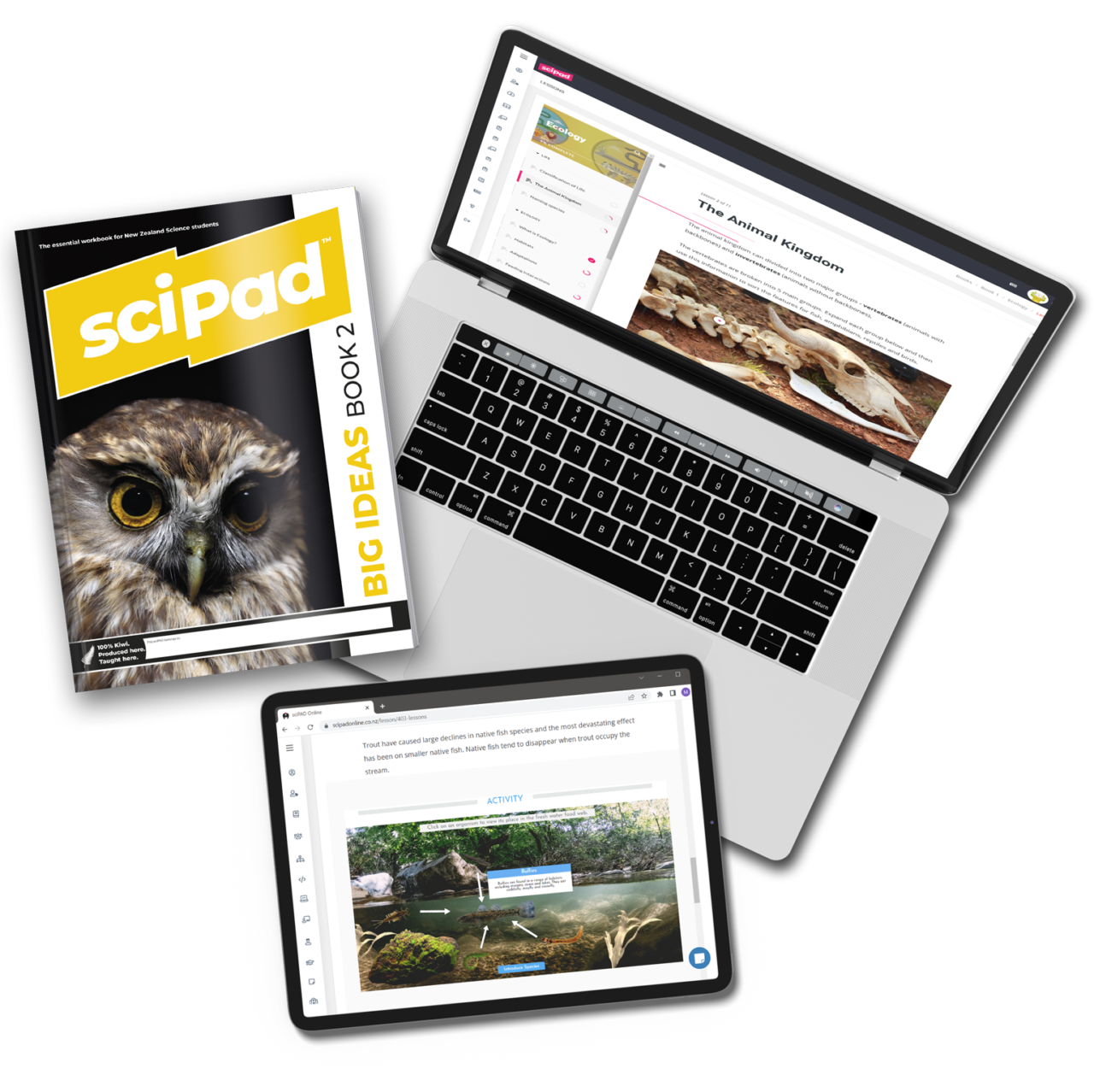 sciPAD Science Workbooks | Secondary School Science Study Guides NZ