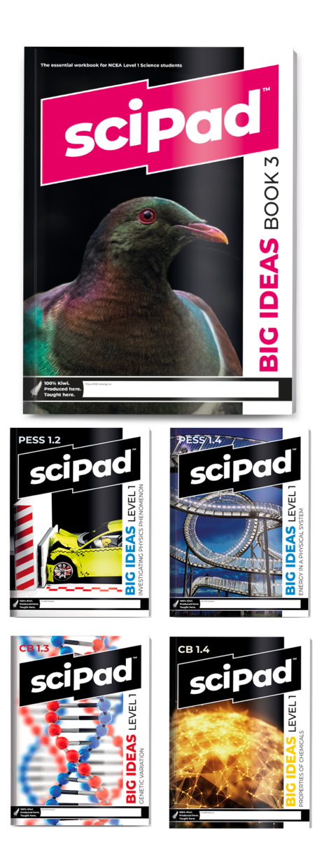 NCEA Level 1 Science Workbook & Study Guide | sciPAD