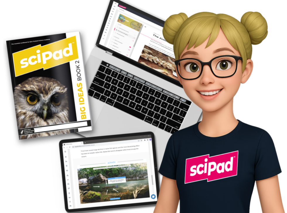 sciPAD Science Workbooks | Secondary School Science Study Guides NZ